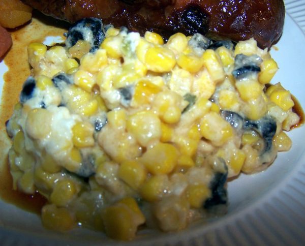 Olive and Hint of Jalapeno Creamed Corn - Clever Housewife