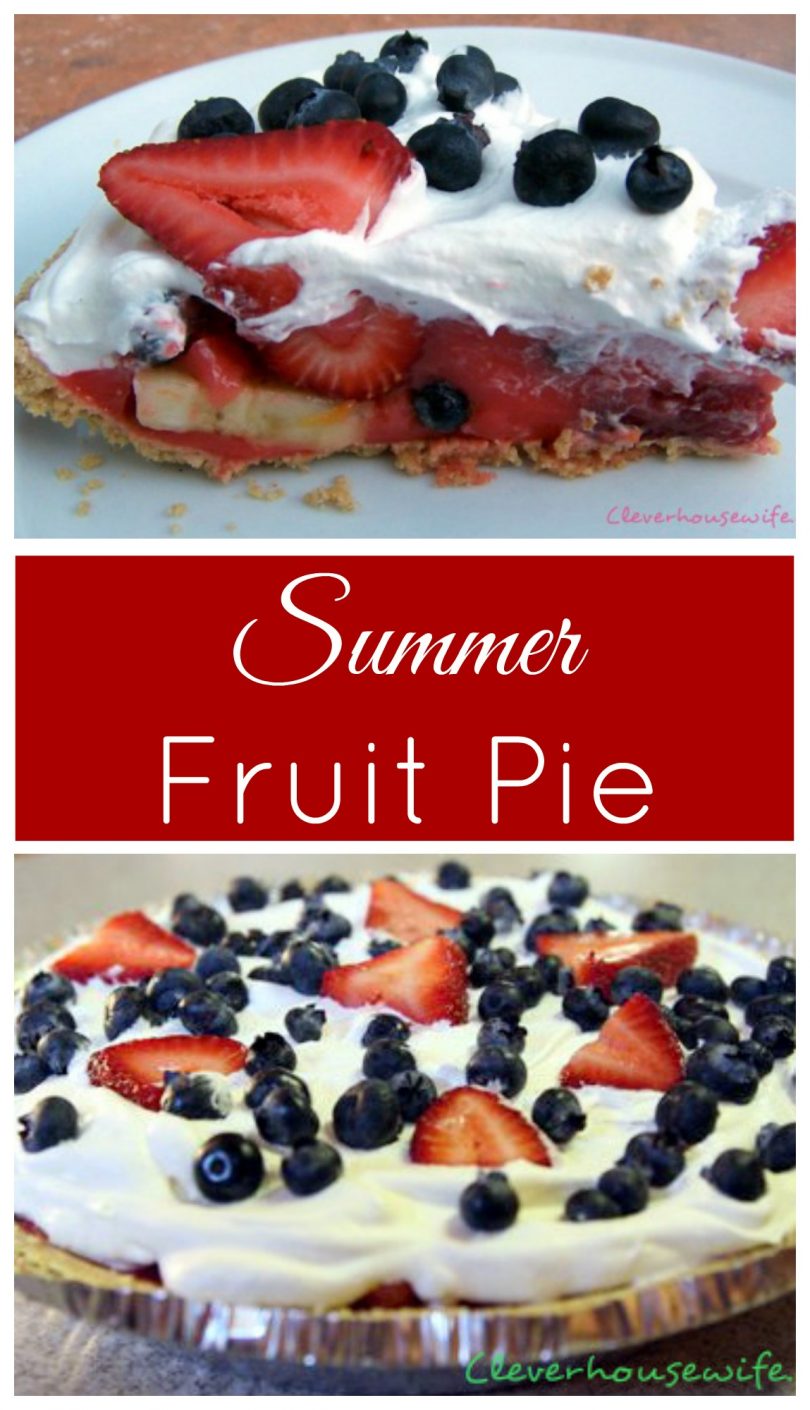 Summer Fruit Pie - Clever Housewife