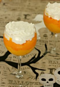 Candy Corn Pudding - Clever Housewife