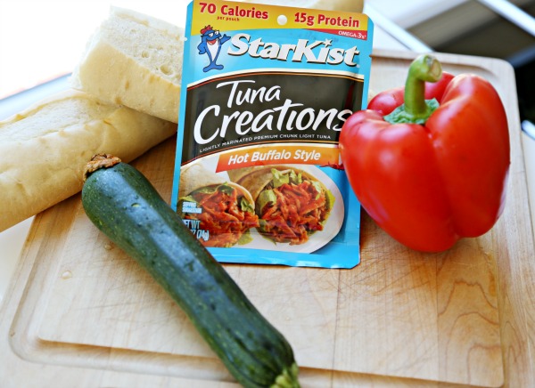 Hot Buffalo Tuna Crostini - Clever Housewife