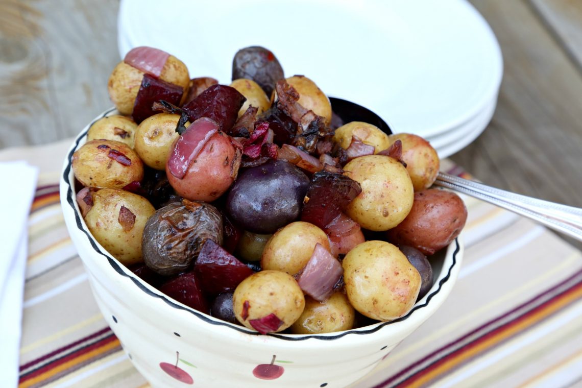 Roasted Potatoes and Beets - Clever Housewife