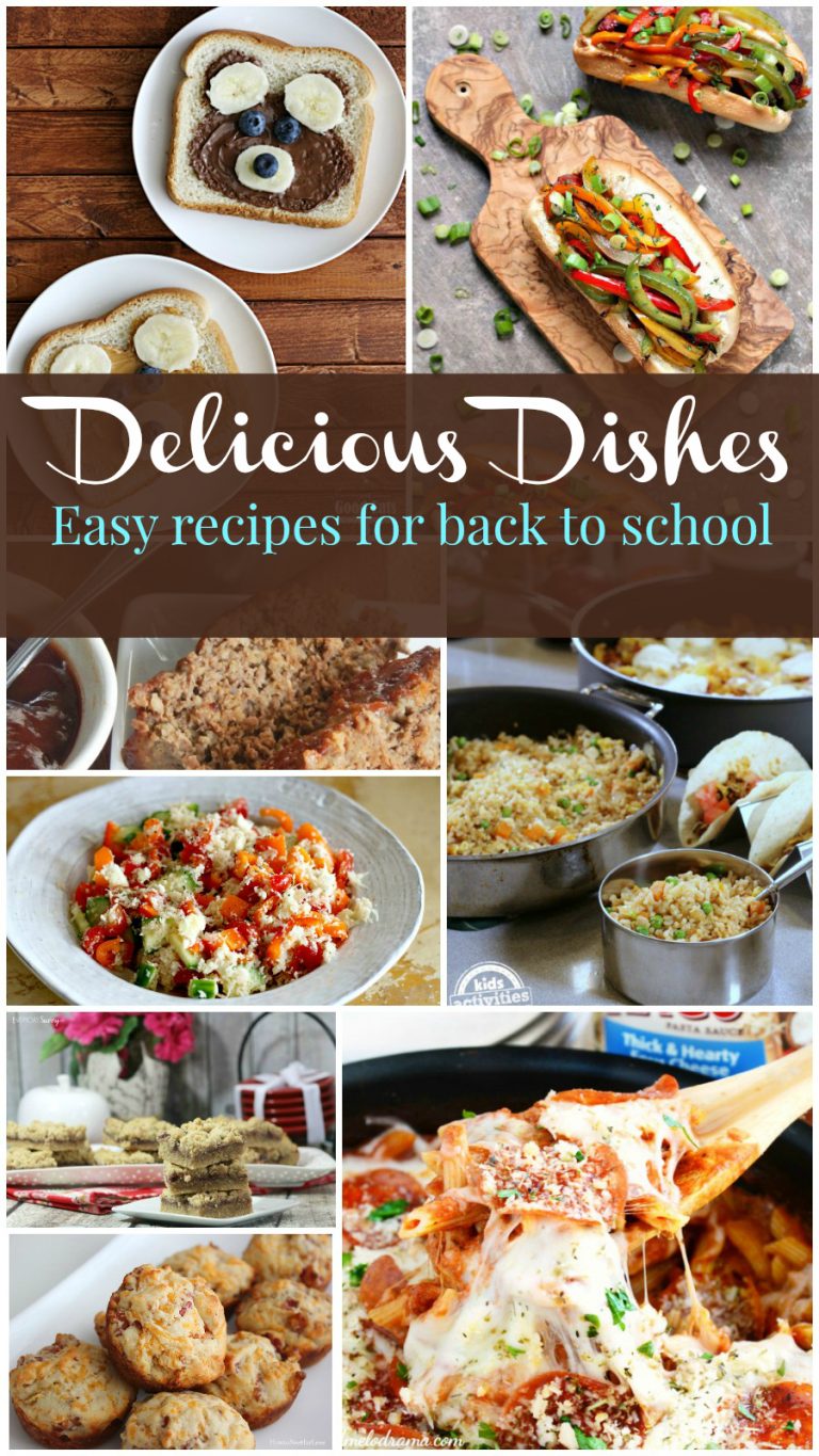 Easy Back-to-School Recipes - Delicious Dishes Recipe Party #32 ...