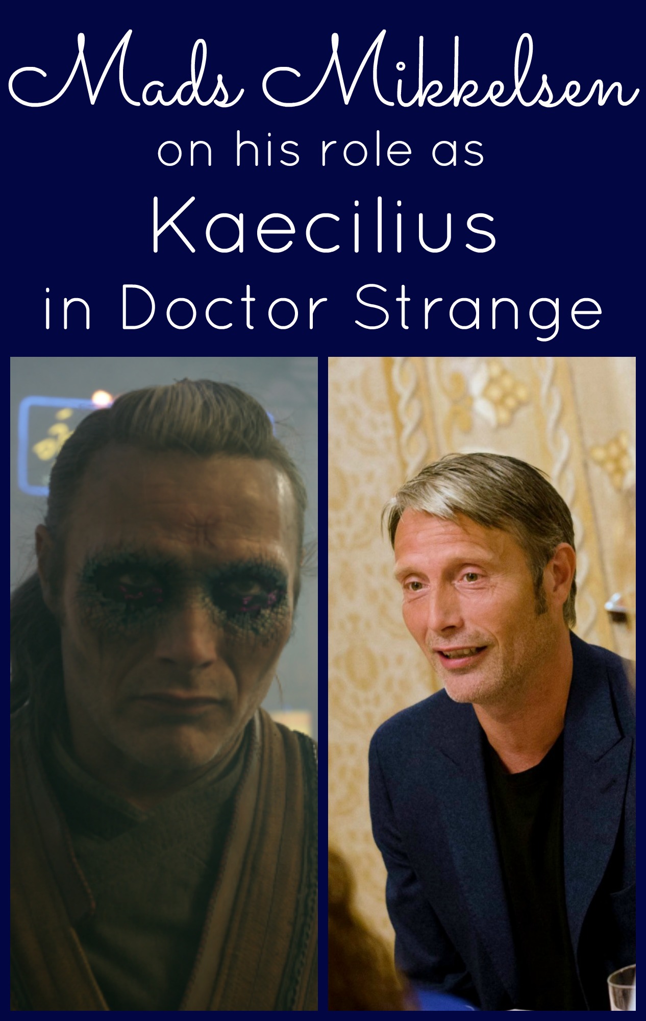 Mads Mikkelsen as Kaecilius in Doctor Strange - Clever Housewife