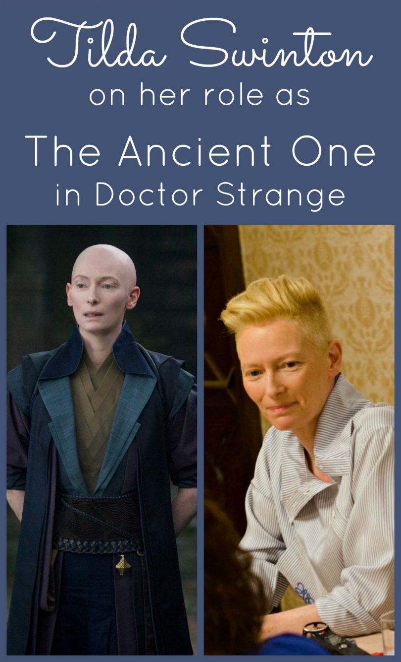 Tilda Swinton as The Ancient One in Doctor Strange - Clever Housewife