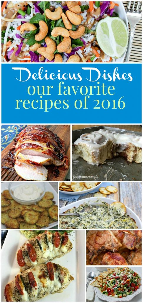 Favorite Recipes of 2016: Delicious Dishes Recipe Party #51 - Clever ...
