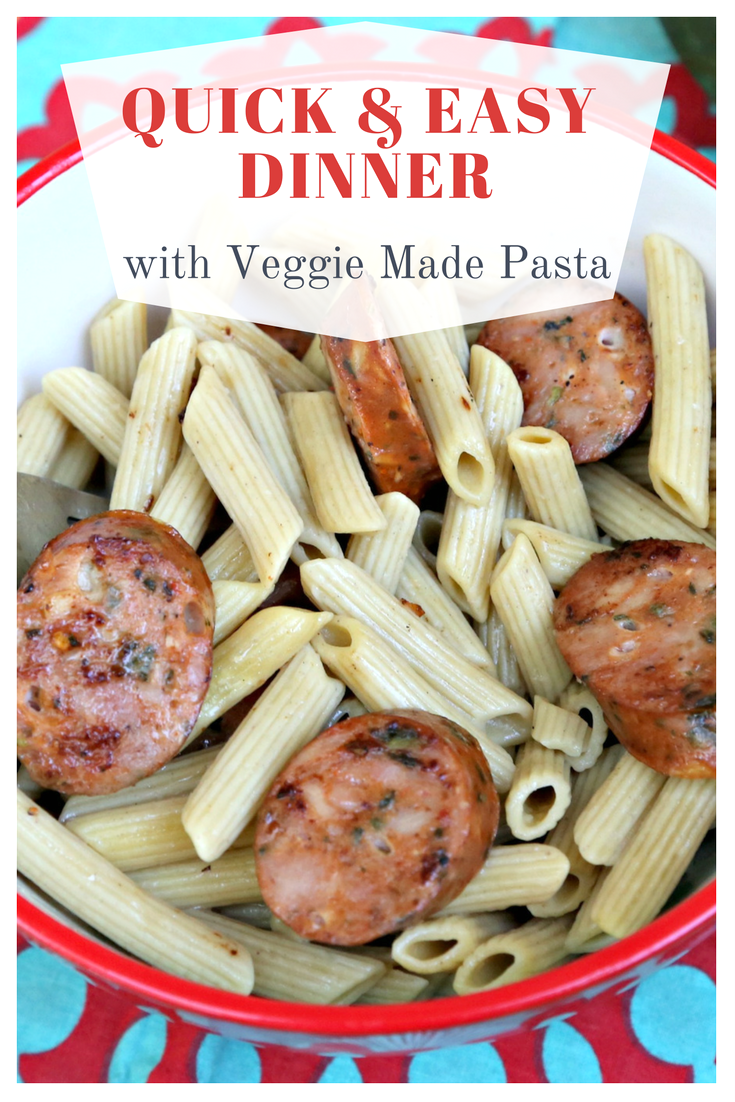 Quick and Easy Dinner with Veggie Made Pasta - Clever Housewife