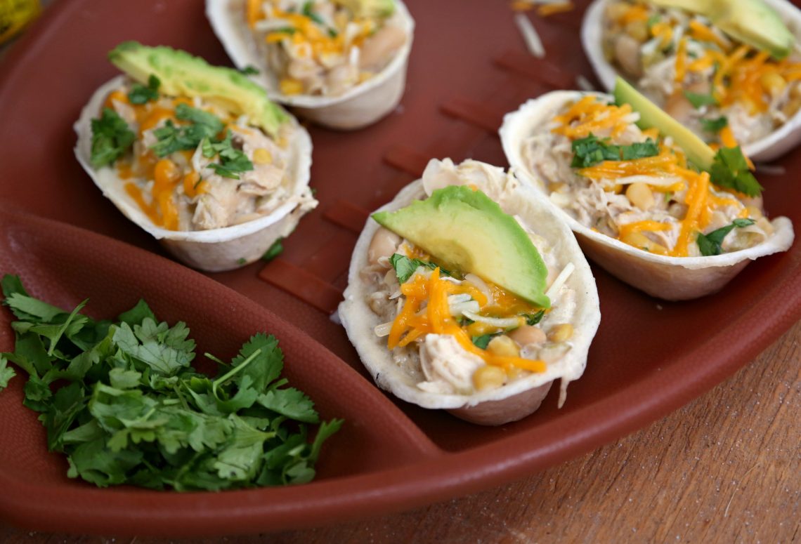 Instant Pot White Chicken Chili: Tailgating Chili Boats - Clever Housewife