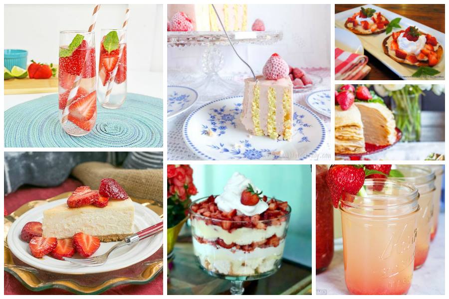 Summer Strawberry Recipes - Delicious Dishes Recipe Party 116 - Clever ...
