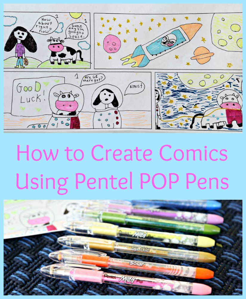 How to Create Comics Using Pentel POP Pens - Clever Housewife