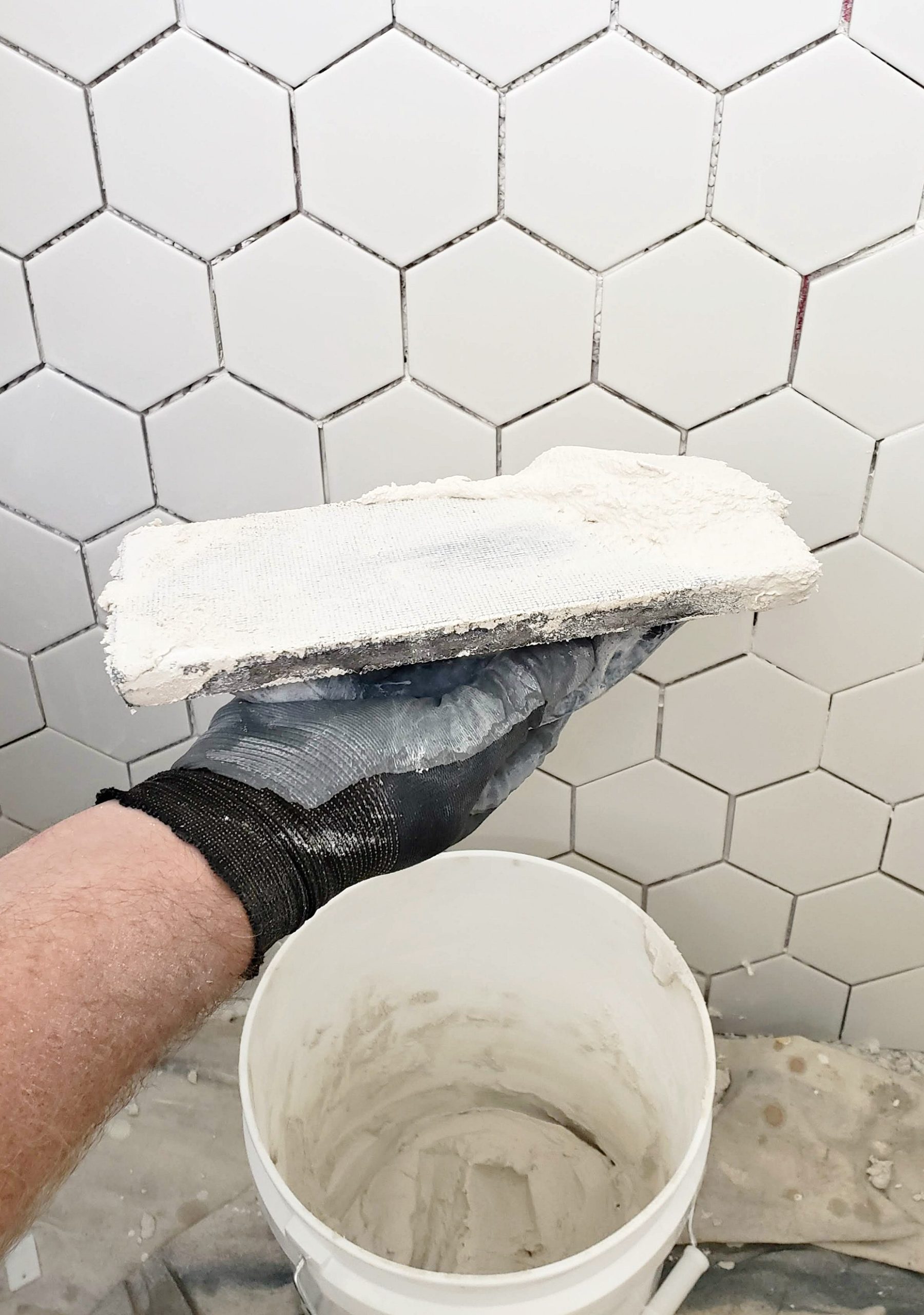 Week 5 of the Jeffrey Court Renovation Challenge: How to Grout Tile ...